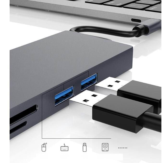 Muti Ports High Speed Interface All in One Laptop Portable OEM USB Hub
